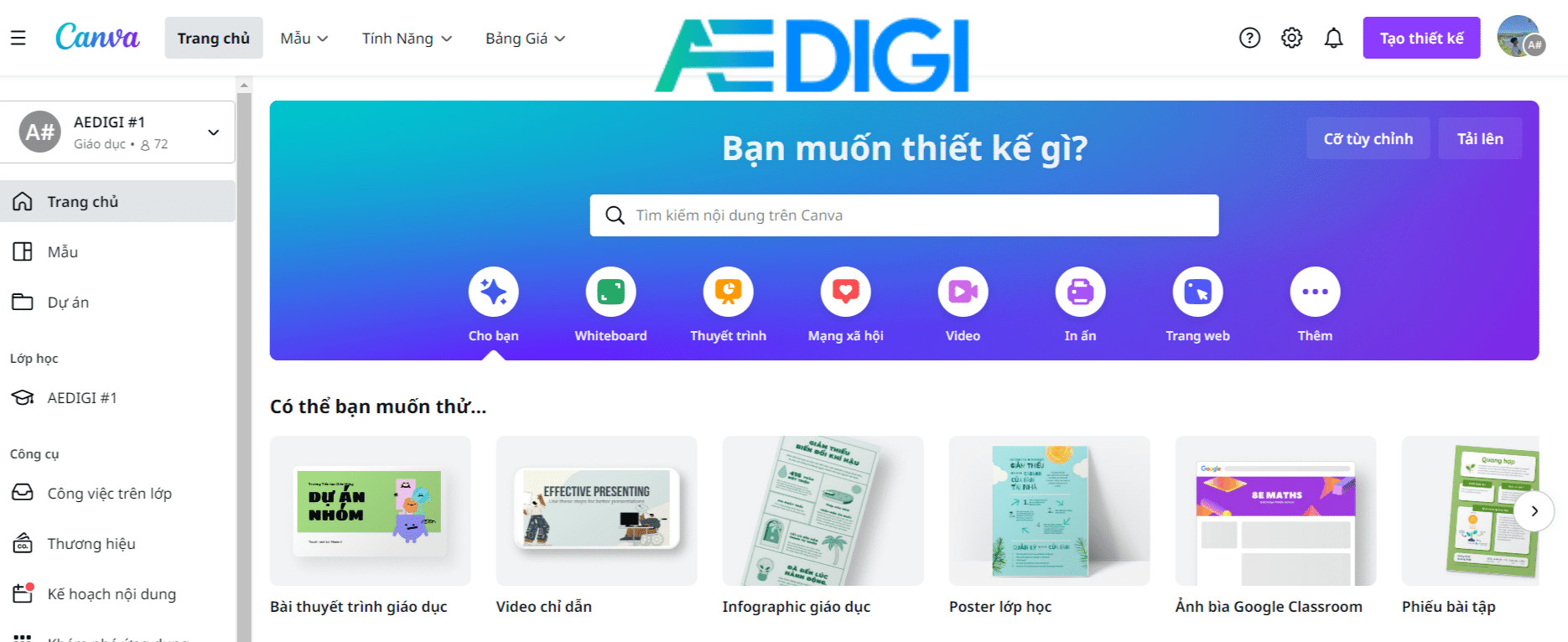 Những tính năng của Canva mới nhất năm 2022 • SHOP AEDIGI