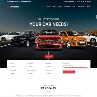 Car Dealer Automotive WordPress Theme – Responsive • SHOP AEDIGI