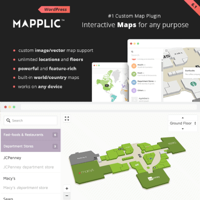 Mapplic – Custom Interactive Map WordPress Plugin • SHOP AEDIGI