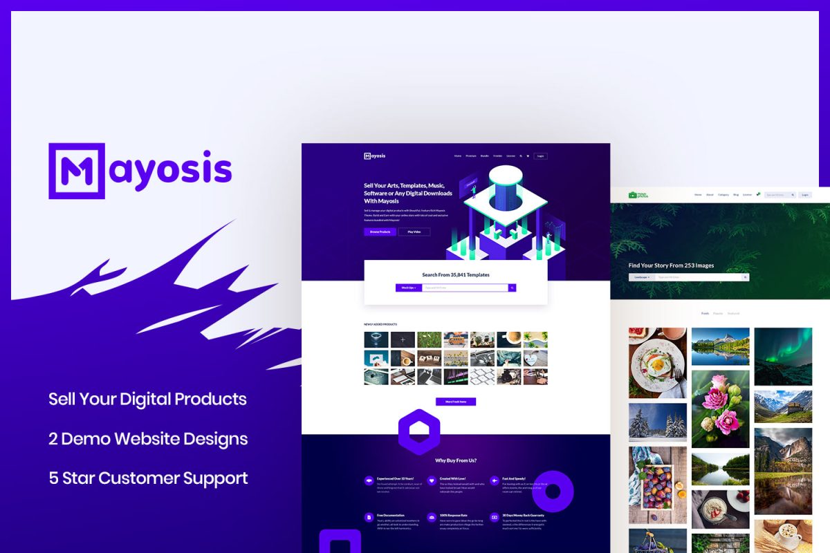 Mayosis – Digital Marketplace WordPress Theme • SHOP AEDIGI
